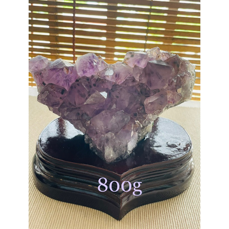 Natural original raw Brazil titanium Amethyst cluster big teeth with ...