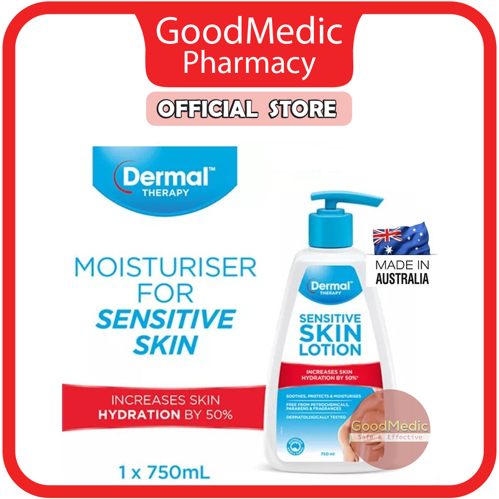 Dermal Therapy Sensitive Skin Lotion 750ml Intensive Moisturizing ...