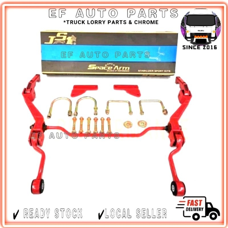 JS1 TOYOTA HILUX REVO ROCCO ROGUE REAR SPACE ARM RED STABILIZER LINK ...