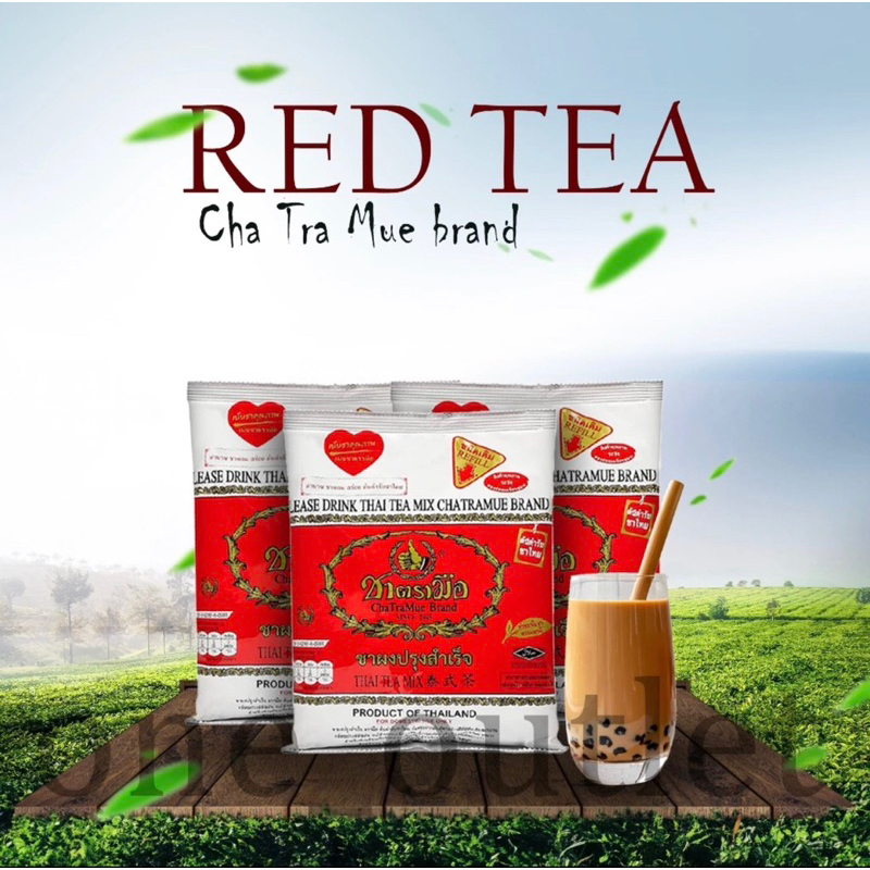 Teh Merah Thailand ChaTraMue Serbuk Daun Red Tea ( 400 gram ) | Shopee ...