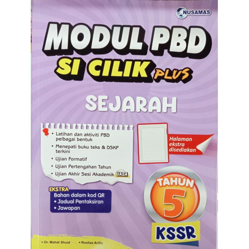 MODUL PBD SI CILIK PLUS SEJARAH TAHUN 5 KSSR | Shopee Malaysia
