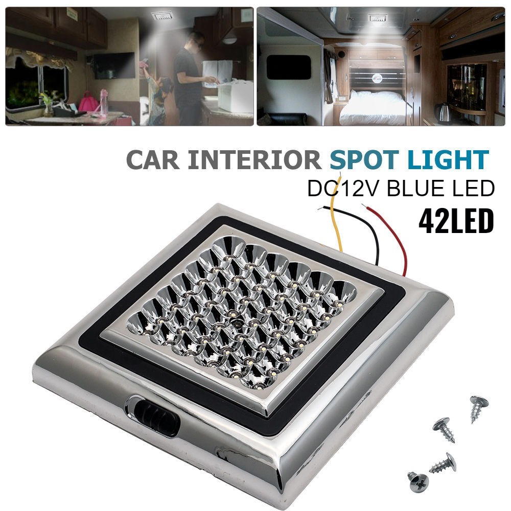 Universal Car Lorry Truck Van 42LED LED Interior Room Roof Lamp Light ...