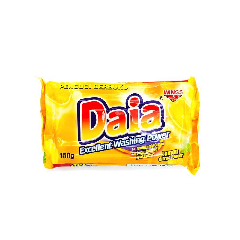 Daia Laundry Bar Soap Lemon Citrus Power 150g | Shopee Malaysia