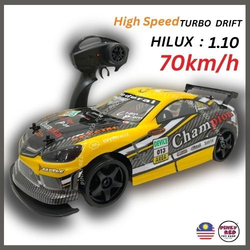 TURBO 4WD RC Car DRIFT 2.4g 9v scale 1.10 70km/h big saiz turbo remote ...