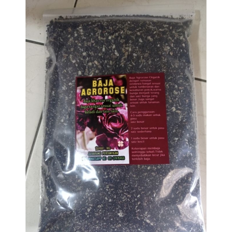 (1KG) BAJA AGROROSE ORGANIK - (BAJA KHAS ROSE DENGAN RUMUSAN ISTIMEWA ...