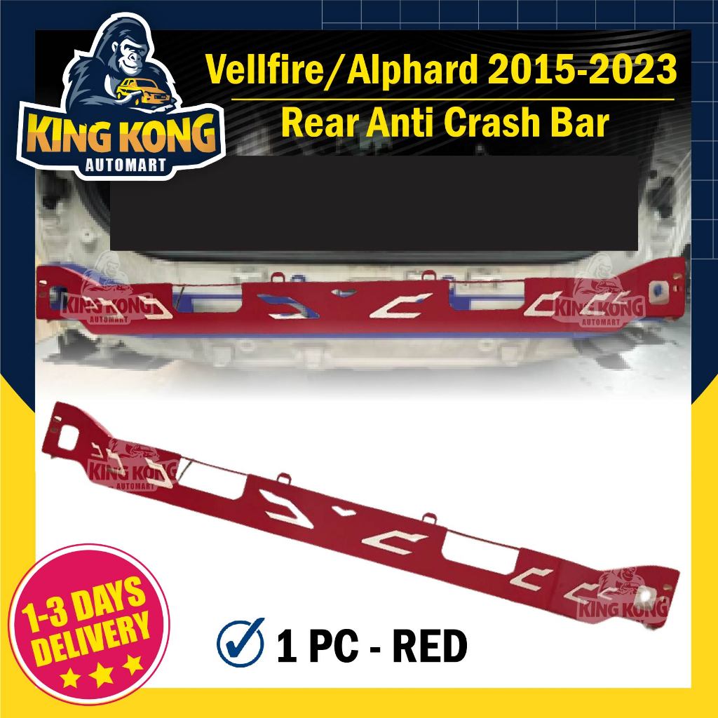 Toyota Alphard Vellfire ANH30 2015 - 2023 Rear Anti Crash Bar | Shopee ...