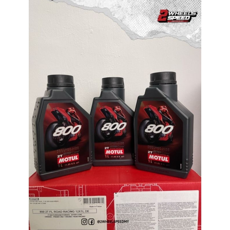 2T Motul 800 Factory Line Road Racing Oil Original France - 1L | Shopee Malaysia