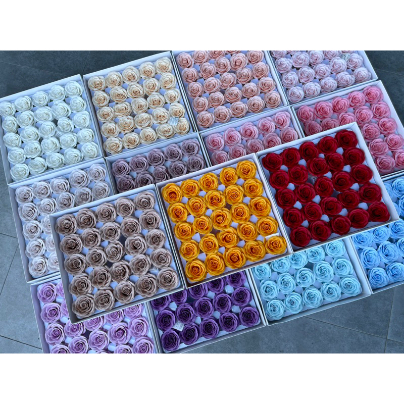 READY STOCK 7 LAYER PREMIUM NEW Awaken Soap Roses 25Pcs/Box Soap Roses ...
