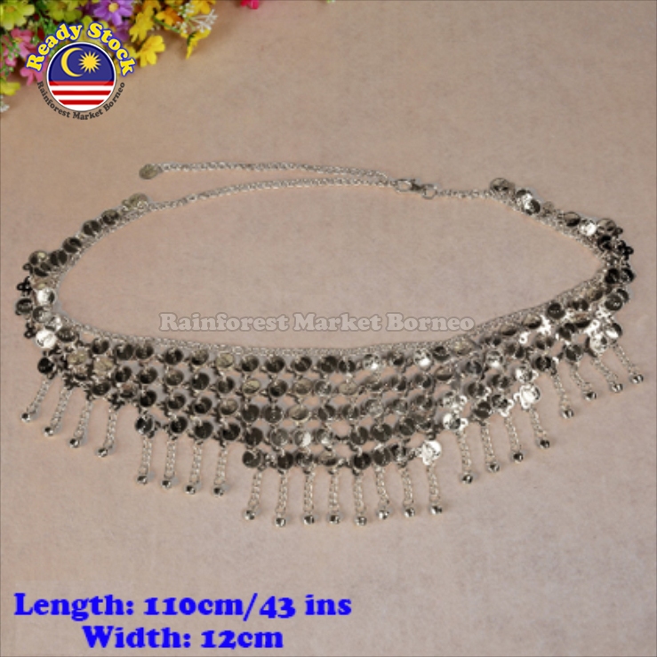 JA2367 🇲🇾 Tali Pinggang Besi DIY Bidayuh Iban Costume Accessories Metal ...