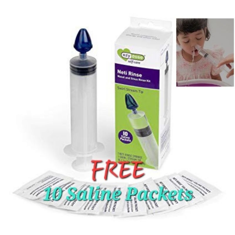 Neti Rinse Nasal & Sinus Syringe Washing Hidung Tersumbat PIcagari Cuci ...