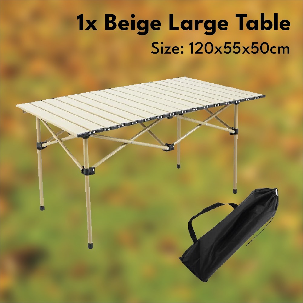 Das Nature™ Meja Lipat Camping Table set Portable Outdoor Foldable Meja ...