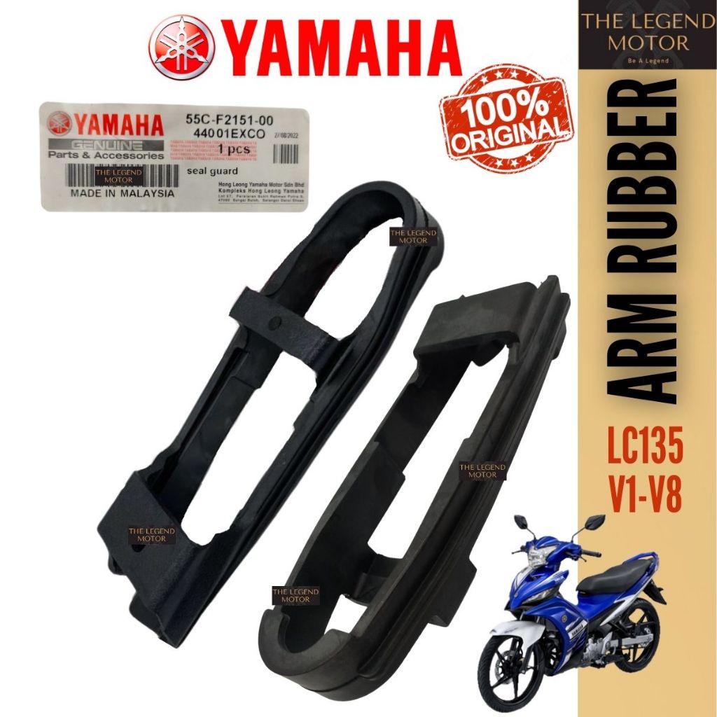 LC 135 V1-V8 LC135 FI 135LC 4S 5S Chain Guide Rubber Swing Arm Seal Guard Getah Rantai 55C-F2151 ...