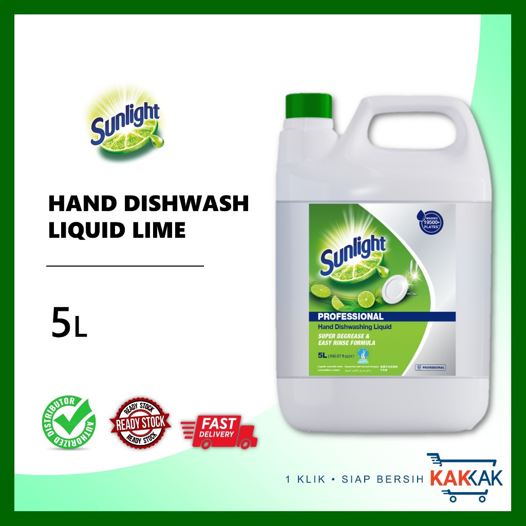 Sunlight Professional Cecair Pencuci Pinggan Limau 5L - Sunlight ...
