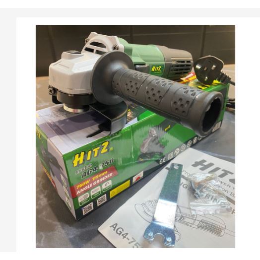 HITZ AG4750 ANGLE GRINDER / BAG4-750 BOSSMAN 4" Angle Grinder 750W ...