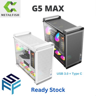 Metalfish G5 MAX mATX Computer Case Gaming PC Chassis | ATX PSU ...