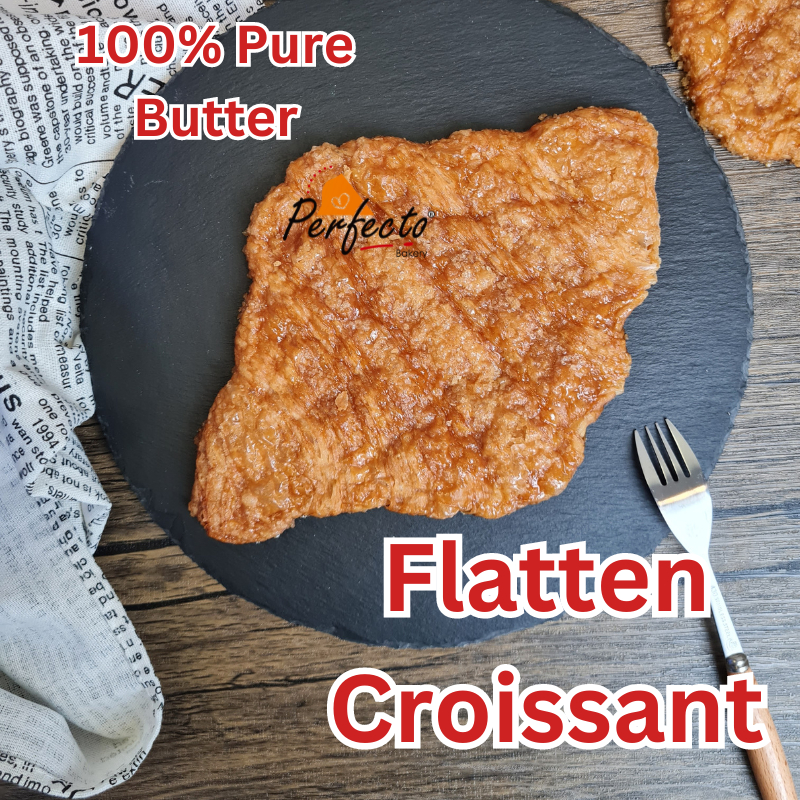 Flatten Croissant, Pressed Croissant,被压扁的可颂，扁可颂，Crossaint Penyet, 100% ...