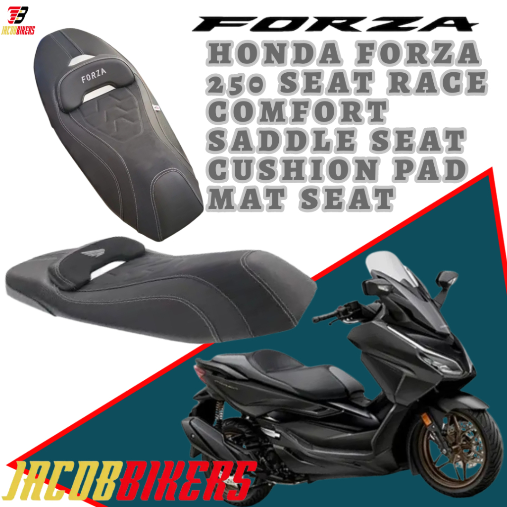 HONDA FORZA 125 300 350 250 SEAT RACE COMFORT SADDLE SEAT CUSHION PAD ...