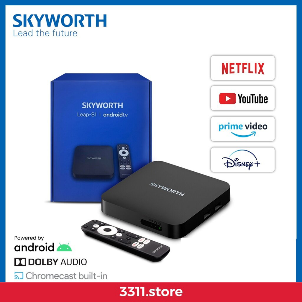 Skyworth Leap S1 Android 10 (2GB RAM + 8GB ROM) | WiFi/LAN | 4K UHD TV ...