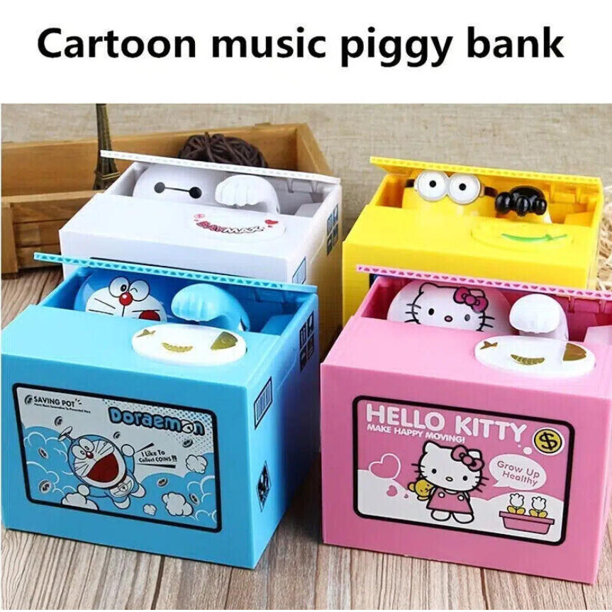 Tabung Balang Syiling Coin Simpan Duit Budak Piggy Bank Mischief Coin ...