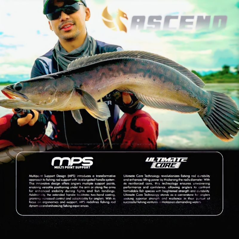 Exp Ascend 2024 Baitcast Rod Ready Stock | Shopee Malaysia