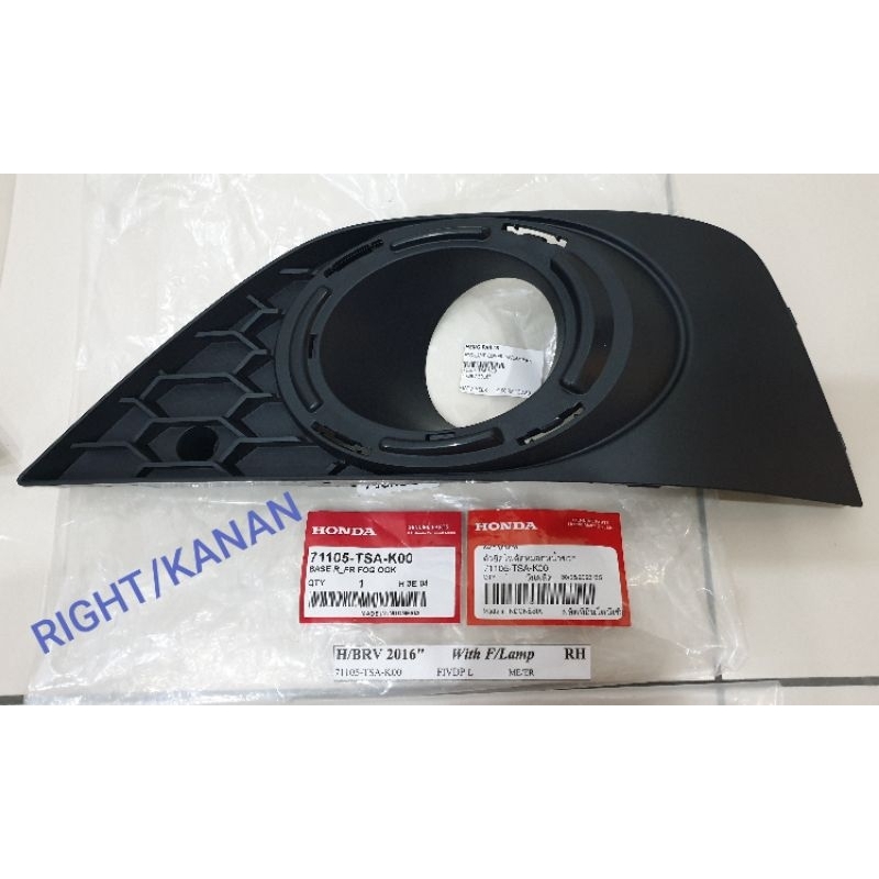 ORIGINAL HONDA BRV TSA FRONT FOG LAMP COVER & FOG LAMP RING 71105-TSA ...