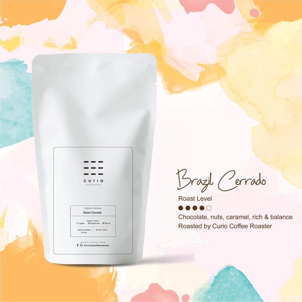 Curio [Brazil Cerrado] Medium Dark Roast by Curio Coffee Roaster ...