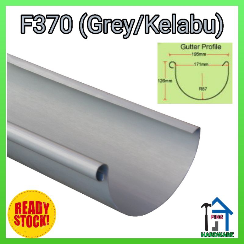 F370 Gutter(Colour Grey/Kelabu) Arensi Maley Brand | Shopee Malaysia