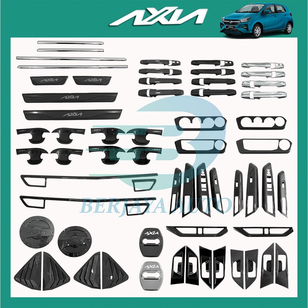 Perodua Axia A300 (2023-2024) Interior Exteriror Decoration Carbon ...
