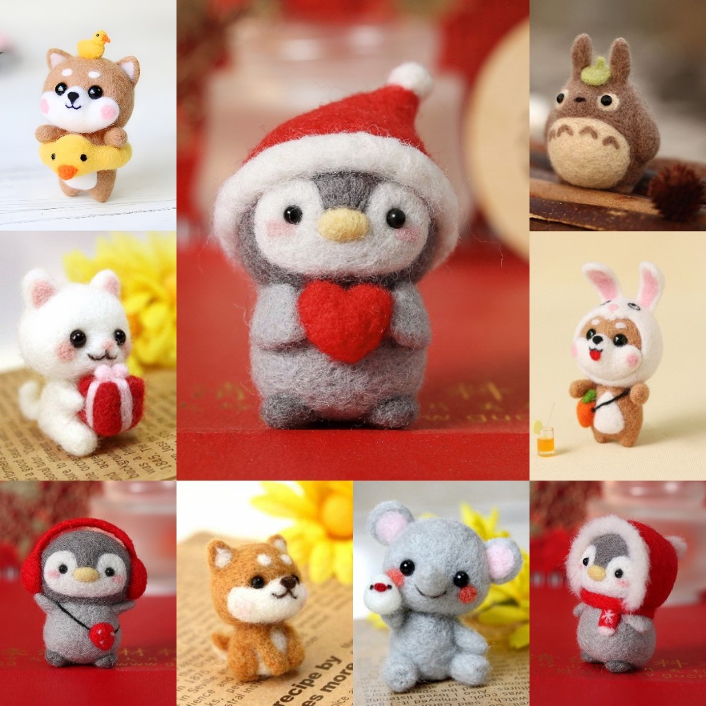 【Ready Stock】 Handmade Poke The Wool Felt DIY Material Kit Handmade ...