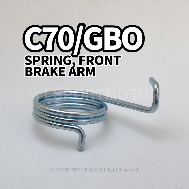 HONDA C70 / GBO SPRING FRONT BRAKE ARM (1PC) BRAKE HUB CAM LEVER ARM ...