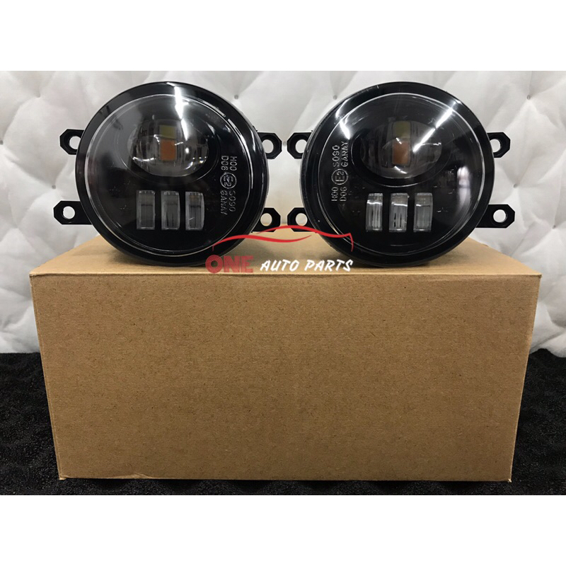 Toyota 2 Tone 4 Eye LED Fog / Vios Altis Camry Fortuner Wish Estima ...