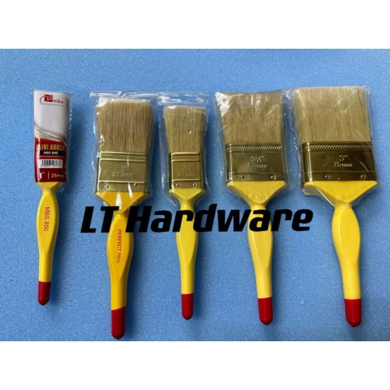 850 MBS Paint Brush - Pure Bristle Brush (High Quality) | Shopee Malaysia