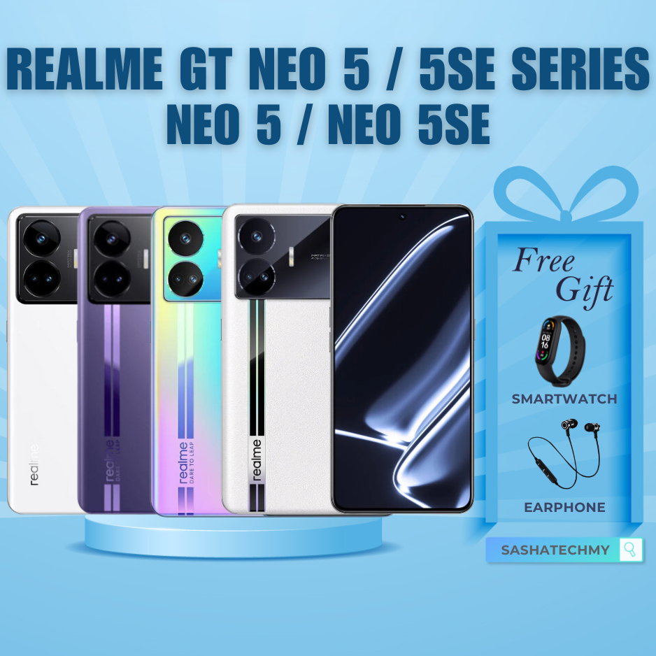 Realme GT Neo 5SE / Realme GT Neo 5 | Snapdragon 8+ Gen 1 AMOLED 144Hz Dual Sim | New In Sealed ...