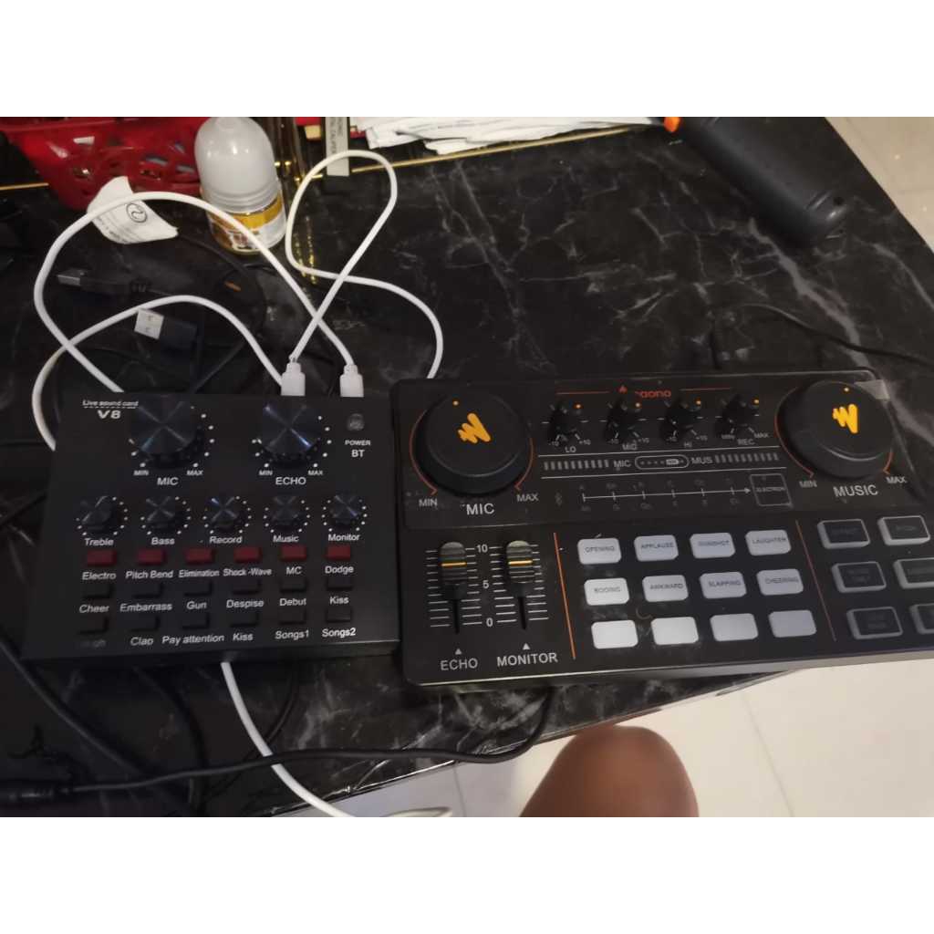 Maono Monocaster Lite AU-AM200+V8 sound card | Shopee Malaysia