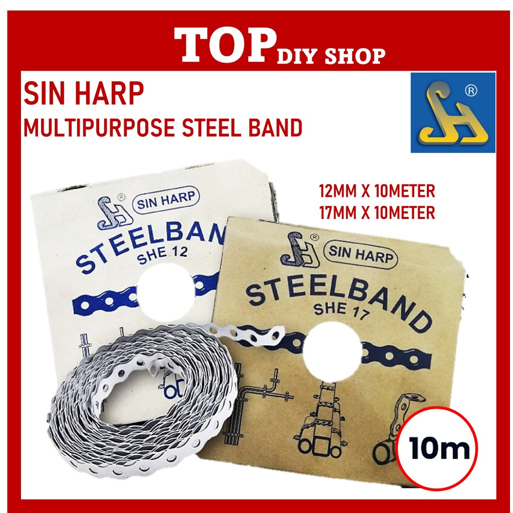 SIN HARP FASTENER Multipurpose Steel Band Besi Pengikat Besi Cable Tie ...