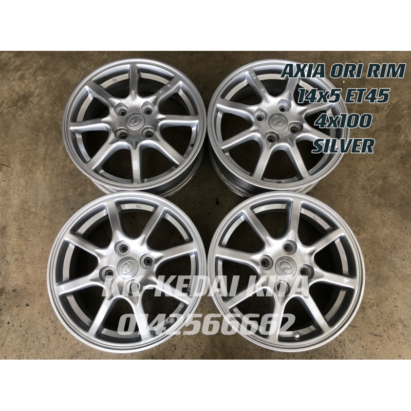 USED PERODUA AXIA ORI RIM 14 INCHI | Shopee Malaysia