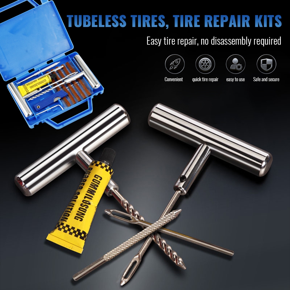 Tire Repair Tool Kit Automotive Automobile Car Tire Tyre Motorcycle ...