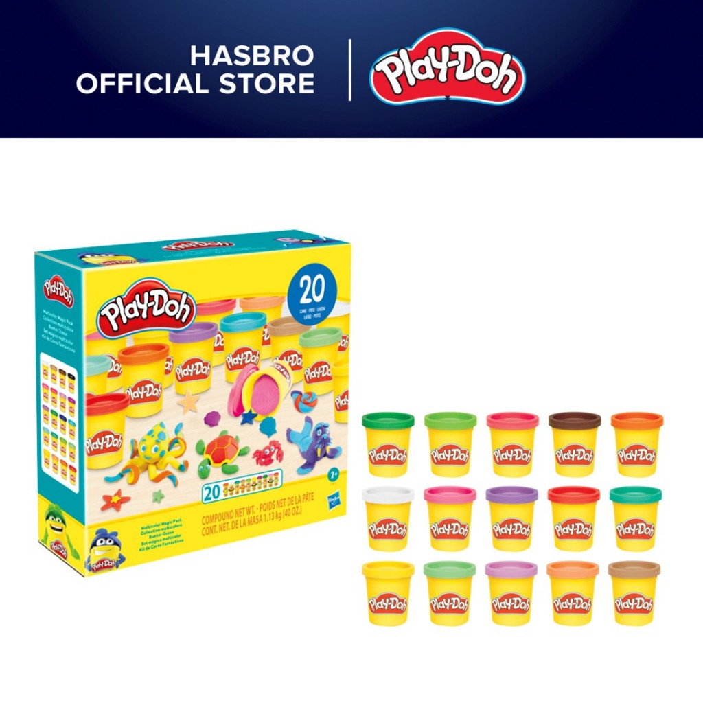 Play-Doh 20 Pack Multicolor Magic, Party Favors for Kids, Arts and ...