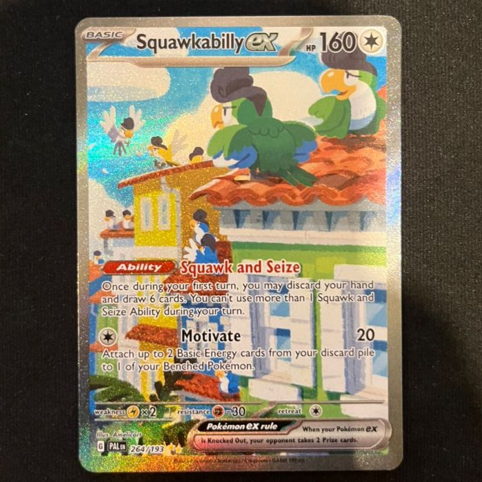 Pokemon TCG Squawkabilly ex - 264/193 - Special Illustrion Rare ...
