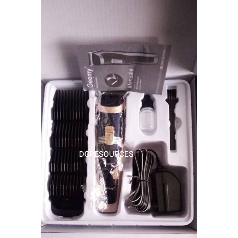 Geemy GM 6005 Hair Clipper Rechargeable Hair Trimmer Men Beard Trimmer ...