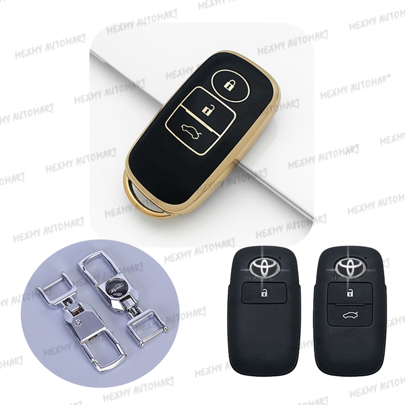 TOYOTA ALL NEW VIOS 2023 - 2025 Car Key Cover Sarung Kunci Remote Case ...