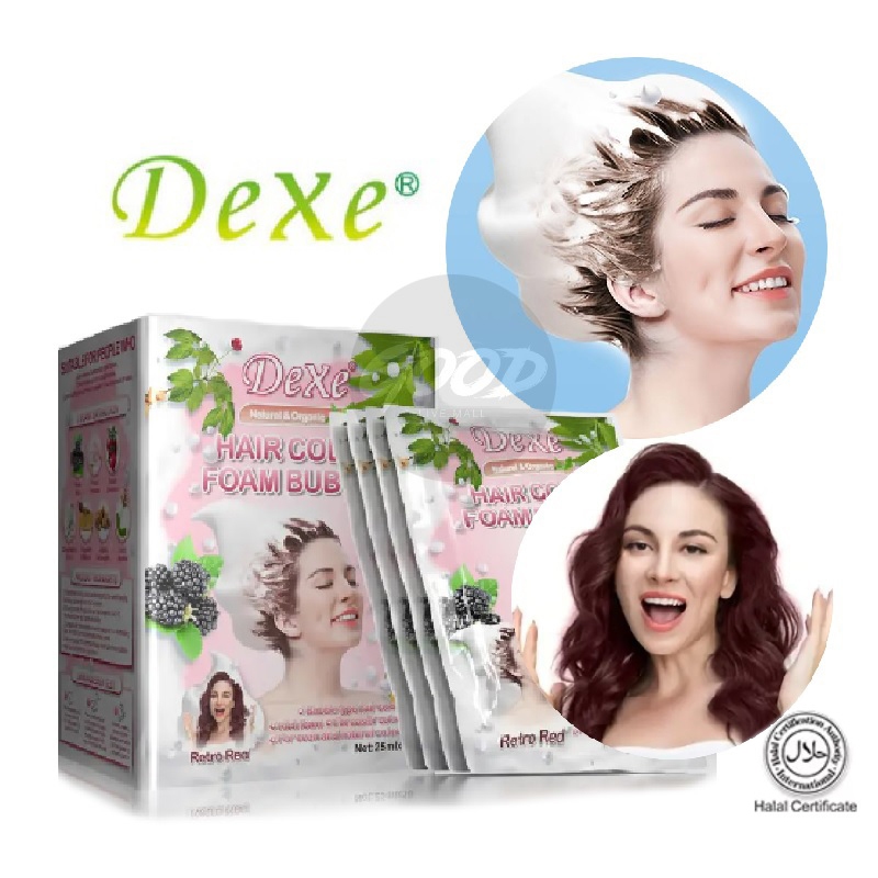 *NEW Color* Dexe hair color shampoo no harm to skin shiny the hair 1Box ...