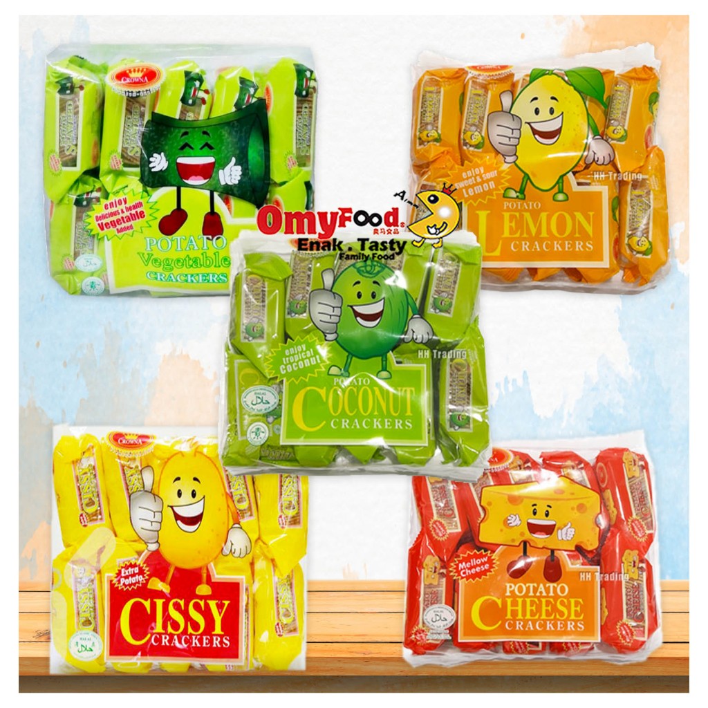 32g x 10pack Crowna Extra Potato Cissy / Potato Vegetable / Lemon ...