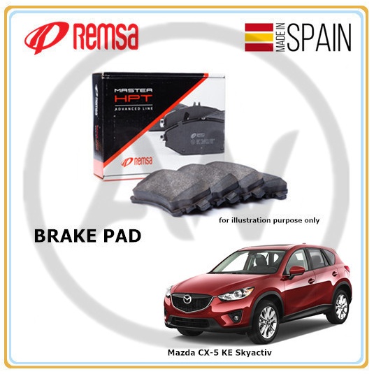 REMSA Mazda CX-5 CX5 KE Skyactiv 2013-2017 650ºC Front Rear Disc Brake ...