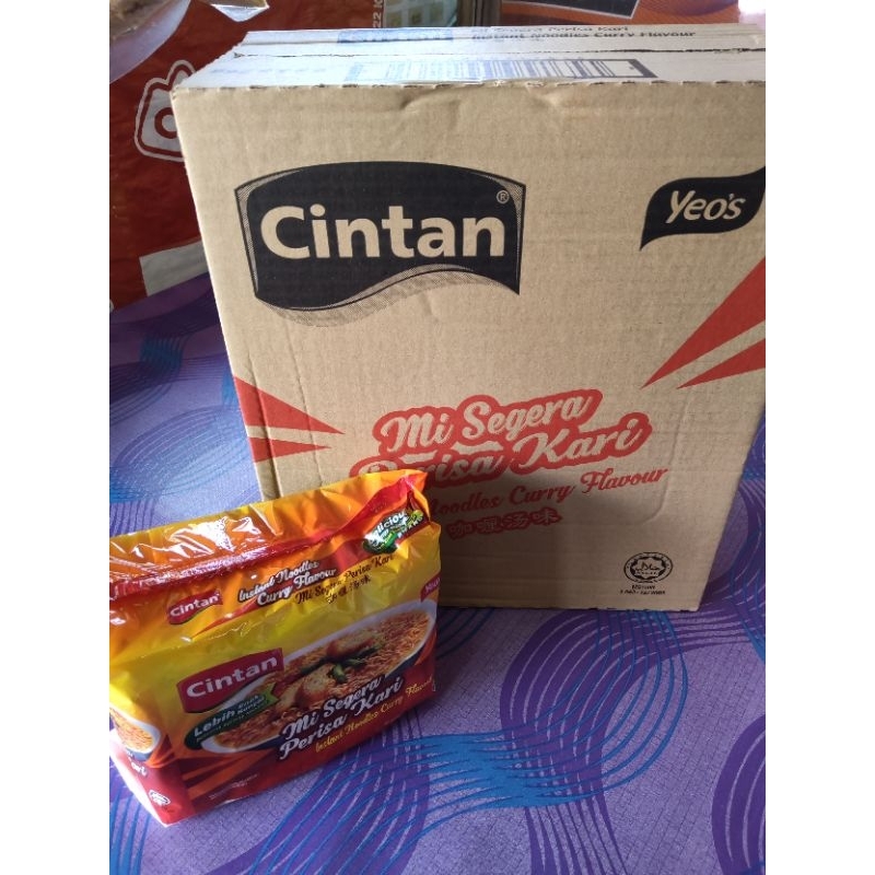 Cintan ~ Mi Segera Perisa Kari atau Seafood Asli 6 x 5 x 76g | Shopee ...