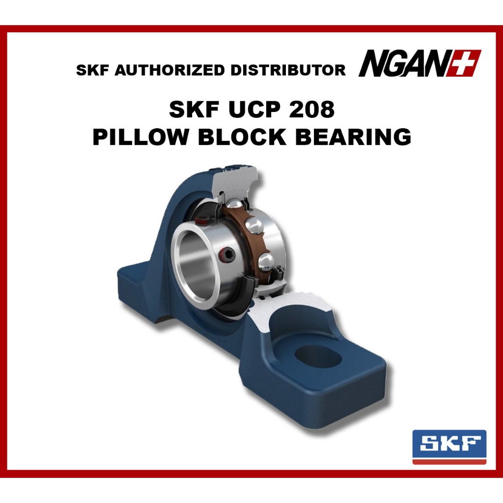 SKF UCP 208 Pillow Block Unit | Shopee Malaysia