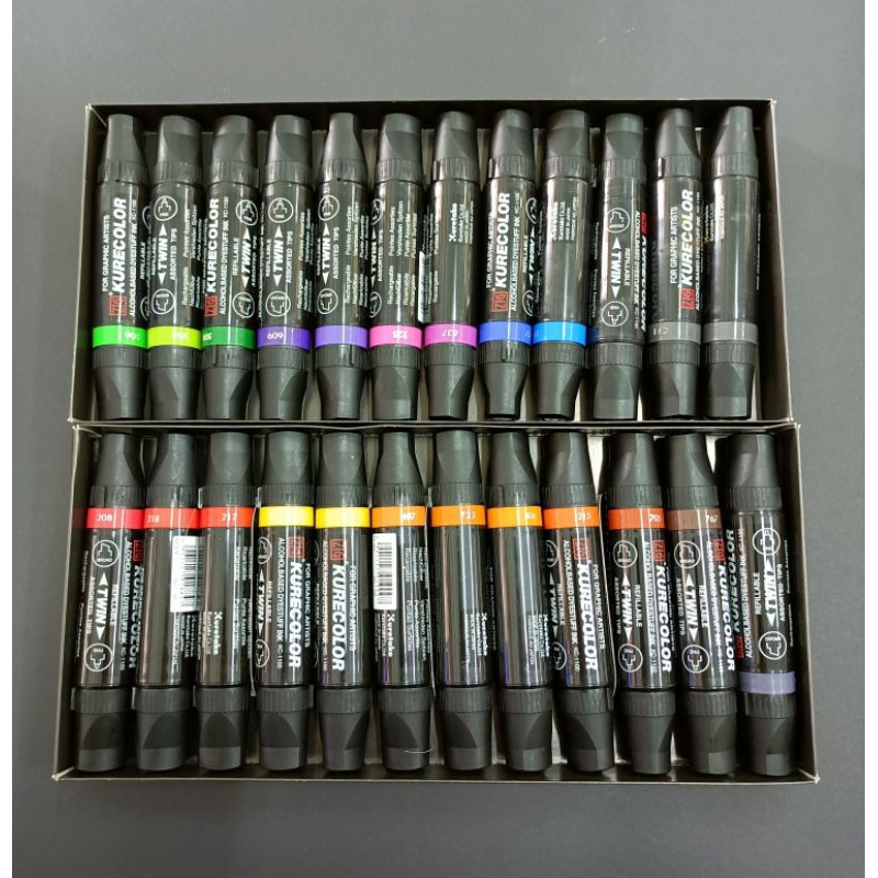 Zig Kurecolor KC-1100 Twin Art/ Graphic Alcohol Based Colour Ink Marker ...