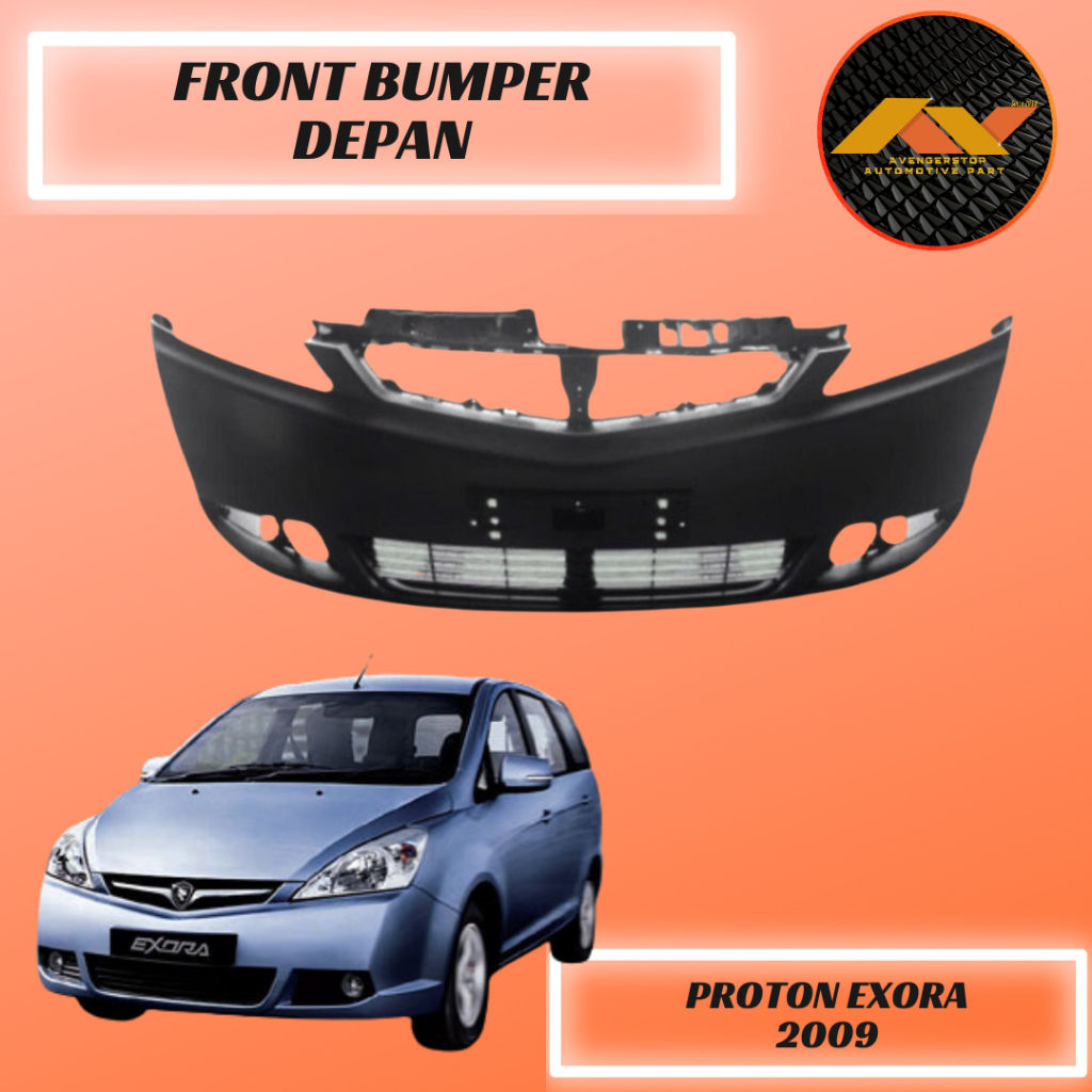 PROTON EXORA 2009 BOLD FRONT BUMPER DEPAN PP MATERIAL 100% NEW HIGH ...