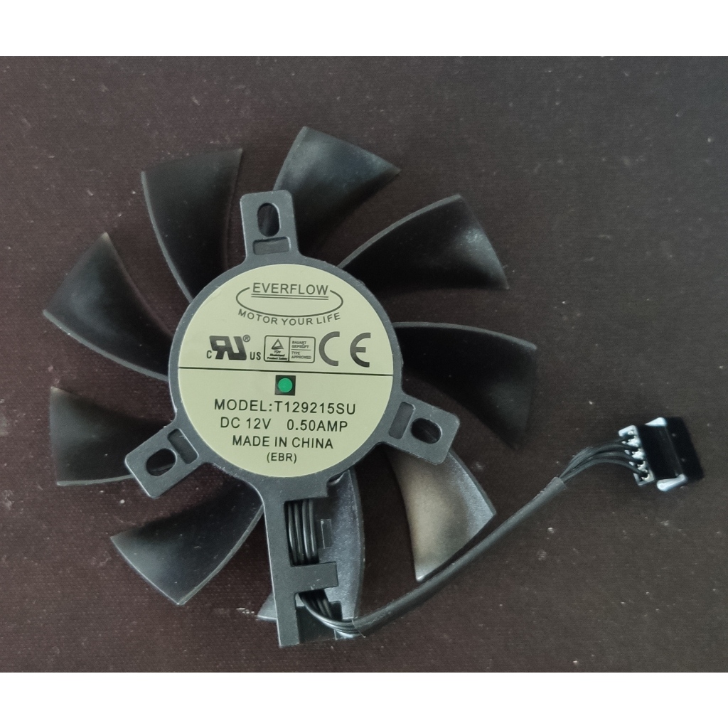 EVERFLOW MODEL:T129215SU GRAPHIC CARD FAN | Shopee Malaysia