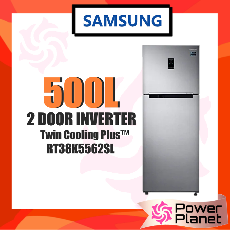 Samsung 2 Door Fridge 450L RT35K5562SL / 500L RT38K5562SL Refrigerator ...